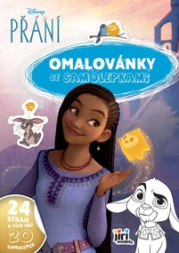 JIRI MODELS Omalovánky A4 se samolepkami Disney Přání 9