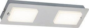 Rabalux Koupelnové svítidlo Ruben, IP44, 2x4,5 W, 2x387 lm, 4000 K, chrom