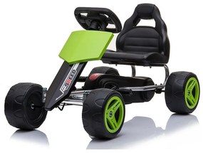 BABY MIX Dětská šlapací motokára Go-kart Baby Mix Speedy zelená