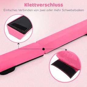 Costway Kladina gymnastická kladina 210 cm skládací gymnastická