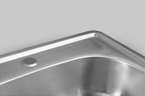 Aqualine Aqualine, Nerezový dřez 48x18x48cm, AQ4848B