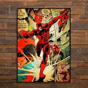 Obraz Marvel Superhrdinové, více motivů Motiv: MW-K1 Daredevil, Rozměry (cm): 20x25 cm