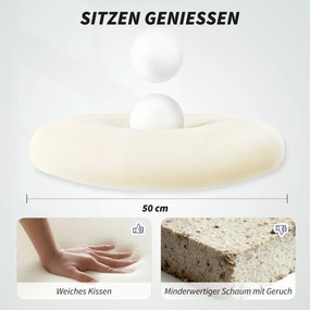 HOMCOM Ergonomická kancelářská židle se 3D opěrkami rukou, síťovaným opěradlem, S-formovaným opěradlem, opěrkou hlavy, funkcí naklápění, černá