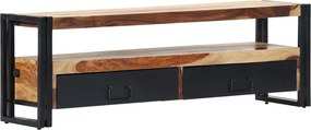 TV stolek 120 x 30 x 40 cm masivní akáciové dřevo 247451