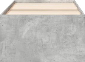 Válenda se zásuvkami bez matrace betonově šedá 90 x 190 cm 3280254