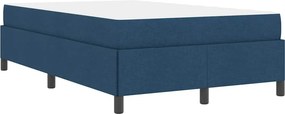 Postel s boxspringem Modrá 120 x 190 cm textil 3398849