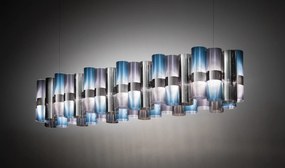 Slamp La Lollo Gradient suspension linear 140, designové závěsné svítidlo, 110W LED 2700K stmívatelné, délka 142cm