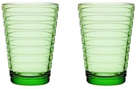 Sklenice Aino Aalto Apple Green 330 ml - set 2 ks Iittala