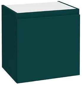 Defra Como skříňka 50x40x50 cm boční závěsné zelená 123B05007