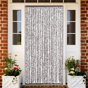 Závěs proti hmyzu hnědo-béžový 90 x 200 cm Chenille 315130
