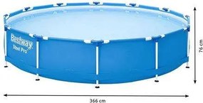 Bazén Bestway M9882 s rámem a filtrem, 366 x 76 cm | 56681