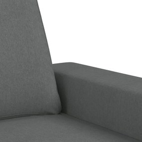 4dílná sedací souprava tmavě šedá textil 3201875