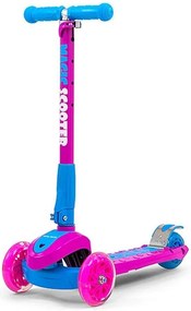 Koloběžka milly mally dětská koloběžka magic scooter pink-blue