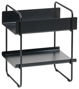 Černý kovový konzolový stolek 36x48 cm A-Console – Zone