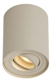 Moderní přisazený reflektor béžový GU10 50mm otočný a naklápěcí - Rondoo Up