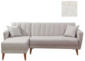 Atelier del sofa Rozkladatelná rohová pohovka AQUA krémová levý roh 867UNQ1401
