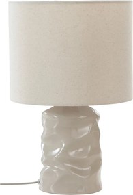 Šedá keramická stolní lampa (výška 40 cm) Milera – Jotex