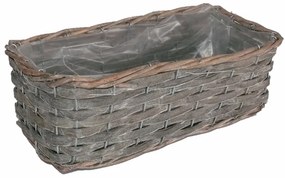 Košíkárna Truhlík proutěný šedý 30 cm