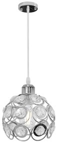 Toolight - Elegantní stropní lampa 1xE27 APP207, chromová, OSW-00402