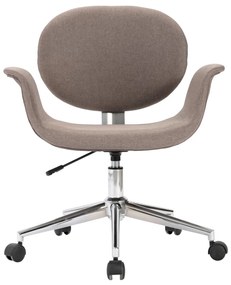Otočná kancelářská židle taupe textil,  3054829