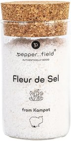 Sůl .pepper..field solný květ fleur de sel ve skleněné dóze 160 g
