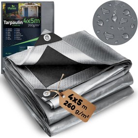 Plachta 500 x 400 cm 260 g/m2 Plonos PL-501
