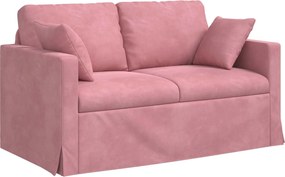 Set pohovek 2 ks Růžová samet 3407511