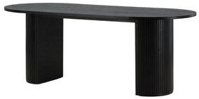 Jídelní stůl Bianca, černý, 90x200