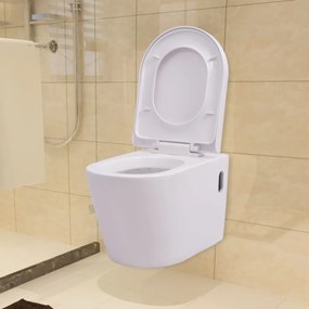 Závěsné WC keramické bílé