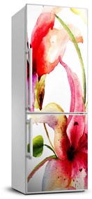 Wallmuralia Samolepící nálepka fototapeta Květiny lilie 60x180 cm
