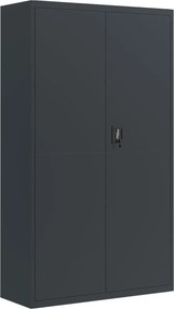 Kartotéka antracitová 105 x 40 x 180 cm ocel 339771