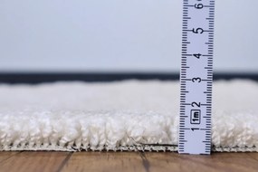 Vopi, Metrážový koberec Laguna krémová - neúčtujeme odřezky z role, na míru, šíře 1,35m,1m,2m,3m,4m, bílá, ab (mřížka), dětský pokoj