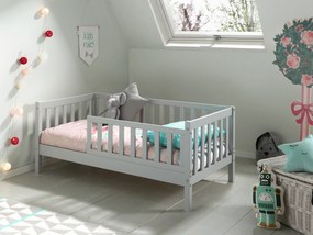 XXXLutz POSTEL PRO DĚTI A MLÁDEŽ, 70/140 cm šedá MID.YOU - Dětské postele - 001315004301