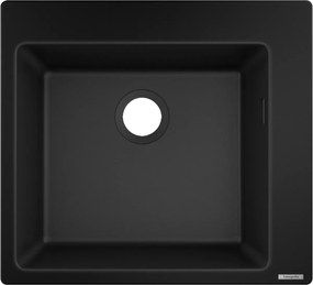 Hansgrohe - Vestavěný dřez 450, 540x490 mm, černý grafit 43312170