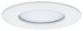 Paulmann 93870 Premium LED Slim Coin Satin, zápustná bodovka 3x6,8W LED 2700K stmívatelná, matná bílá, prům. 7,8cm, IP44