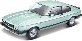 Bburago plus ford capri 1982 1:24 světle zelená