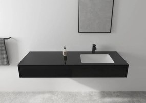 Hansgrohe Vernis Shape, umyvadlová baterie s výpustí, EcoSmart, černá matná, 71561670
