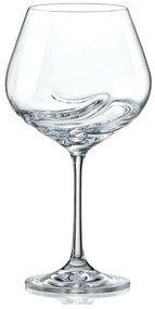 Bohemia Crystal Sklenice na červené víno Turbulence 40774/570ml (set p