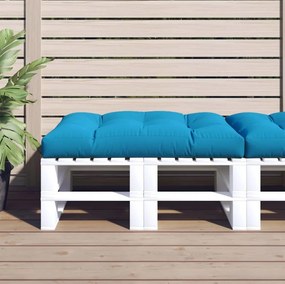vidaXL Poduška na palety 120 x 80 x 12 cm textil [360521] Barva: Modrá