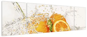 Obraz šťavnatých pomerančů (170x50 cm)