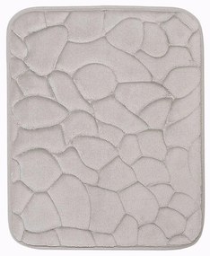 BO-MA, Protiskluzová koupelnová předložka 3D 133 sand, 50x80, šedá, koupelna