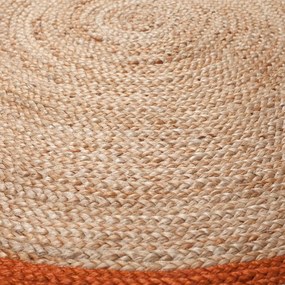 Flair Rugs koberce Kusový koberec Lunara Orange kruh – na ven i na doma - 150x150 (průměr) kruh cm