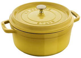 Staub Litinový hrnec s poklicí Cocotte, Ø 28 cm/ 6,7 l, citronová 1029104