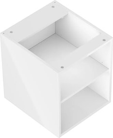 Mexen Box-A, otevřená skříňka s policí 40 cm, lesklá bílá, 91AX2-0400-470-0-00