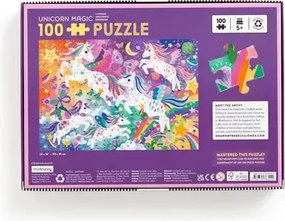 Mudpuppy Puzzle Kouzelní jednorožci / 100 dílků / od 5 let
