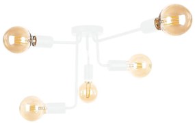 Keter Lighting | Přisazený lustr NIXO 5xE27/60W/230V bílá | NA0320