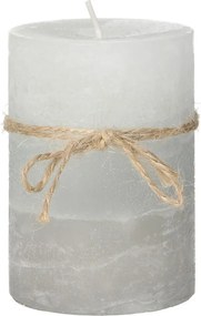 Svíčka Silvia 10cm light grey