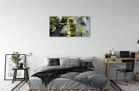 akrylový obraz Čaj Mint 100x50 cm