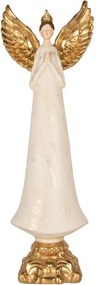 Dekorace figurka Anděl s korunkou - 27*18*78 cm