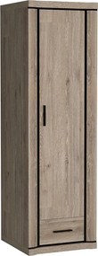 DALLAS t | šatní skříň D19 | 58 cm | UNI provedení | dub trufla